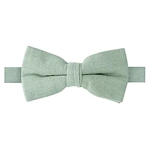 Spring Notion Men's Linen Blend Bow Tie Sage
