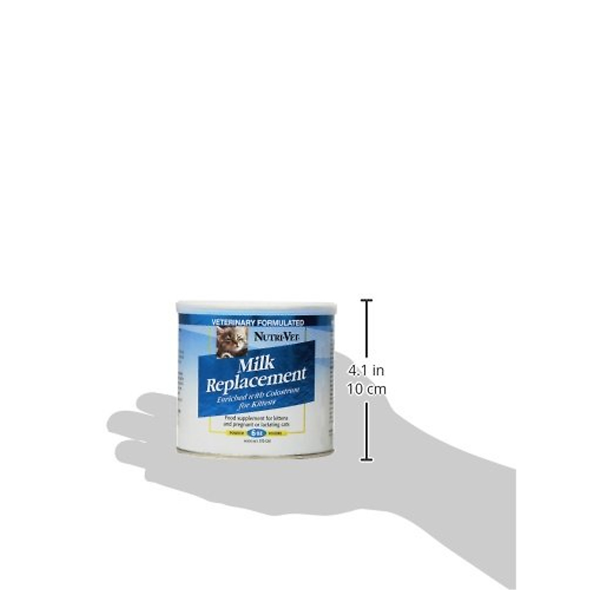 Nutri-Vet Milk Replacement with Probiotics for Kittens | Provides Balanced Essential Nutrition | 6 Ounces