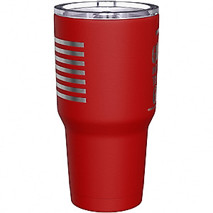 We The People Holsters - Girls Just Want To Have Guns Coffee Tumbler - American Flag Travel Mug - Double Insulated Cup For Women - 30 oz