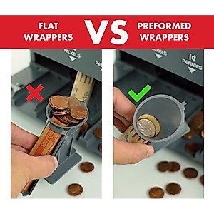 Cassida C300 Professional USD Coin Counter, Sorter and Wrapper/Roller, 300 coins/min, with Quickload and Printing-Compatible,Gray