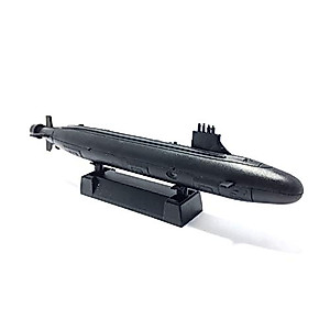 4D 1:700 Scale USS Virginia Class Submarine SSN-774 Battleship US Navy No.07 Miniature Toy Figure Model Kit