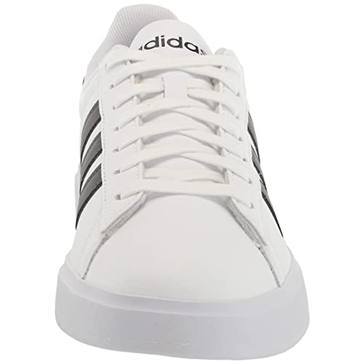 adidas Men's Grand Court 2.0 Tennis Shoe, FTWR White/Core Black/FTWR White, 9.5