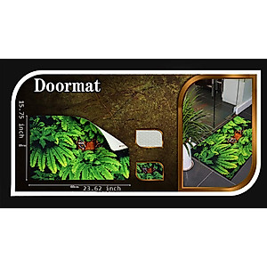 Jeiento Kitchen Floor Comfort Mat Non Slip Standing Mats Kitchen Runner and Rug Waterproof Cushioned Kitchen Rug Christmas Santa,Snowman,Reindeer