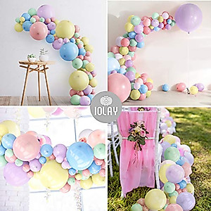 Pastel Balloon Garland Kit 36 inch Giant Macaron Candy Balloons, Rainbow Unicorn Balloon Arch Kit Birthdays Shower Wedding Bachelorette Gender Reveal DIY Backdrop Party Supplies Decorations