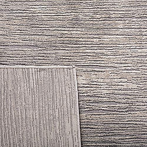 SAFAVIEH Meadow Collection 5'3" x 7'6" IvoryGrey MDW342A Modern Abstract Area Rug