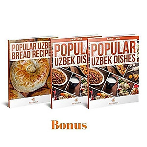 Genuine Handmade Uzbek Chefs Knife Pchak - Deer Horn Handle - 11 Inches - Uzbek Pchak - Ethnic Sheath – Uzbekistan Knife Pichok - Ethnic Souvenir - Bonus Popular Uzbek Recipes Ebooks