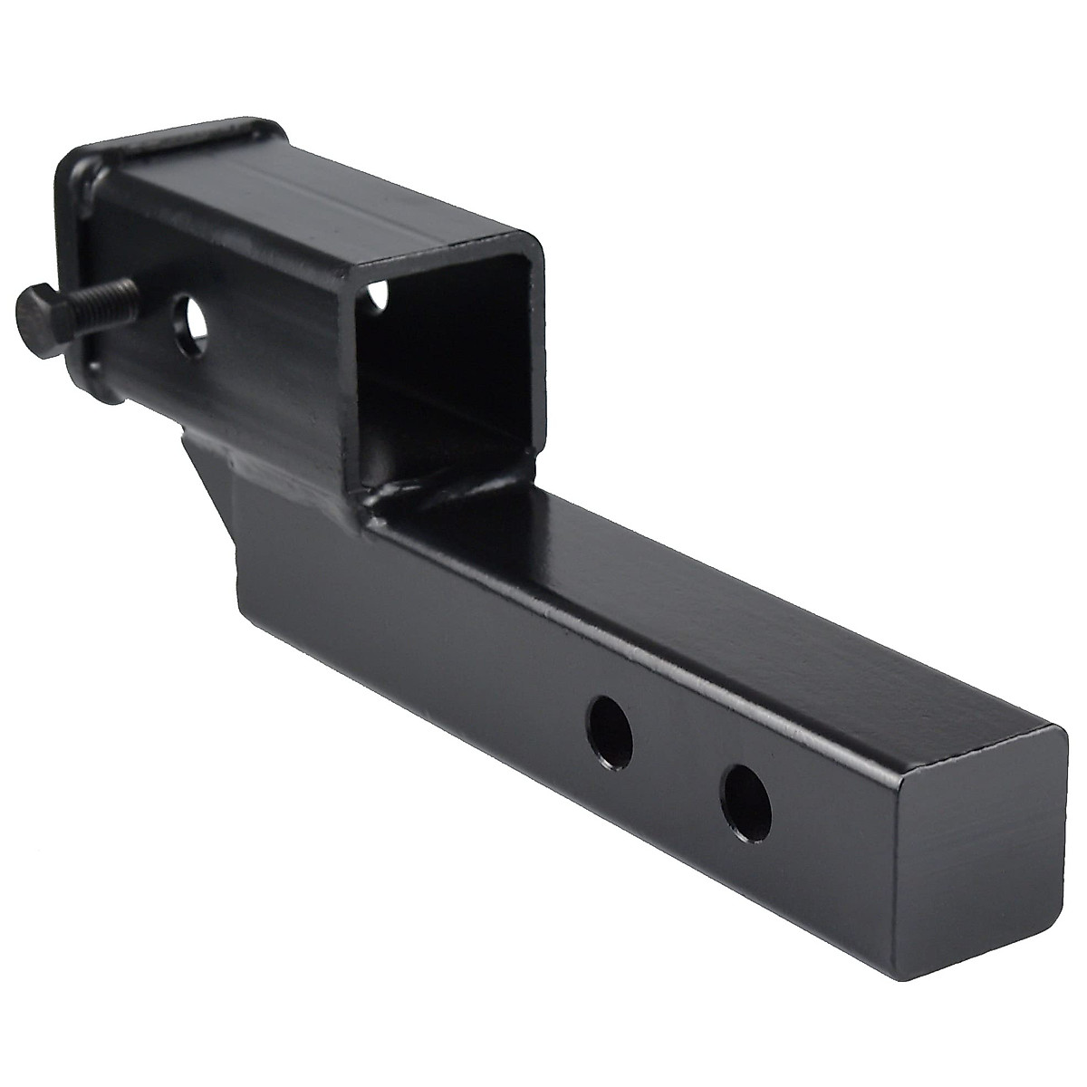 TOPTOW 64121 2-inch Receiver Trailer Hitch Extension Riser with 2-inch Rise/Drop, 2-inch Solid Shank, 10000lbs Capacity, Anti-Rattle Bolt