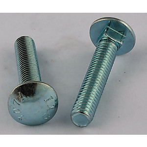 3/8-16 x 3-1/4 Carriage Bolt UNC Steel Zinc 50 Pack