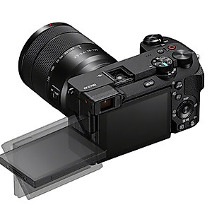 Sony a6700 Mirrorless Camera with 18-135mm Lens + 64GB Memory, Case, Gripster Tripodpod, and More (26pc Bundle) (Renewed)