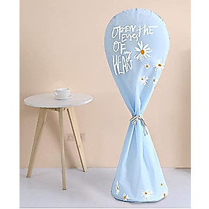 3-piece fan dust cover waterproof and dust-proof fan cover washable vertical circular fan dust cover household floor fan cover protective cover