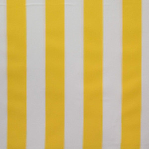 Stripe Canvas Awning Fabric, Premium Quality,Outdoor Stripe 2" Waterproof Canvas, 2 Tone, Fabric 60" 600 Denier 100% Nylon Durable 60" Wide Sold by Yard o roll by Fabric Imperial (Yellow/White)