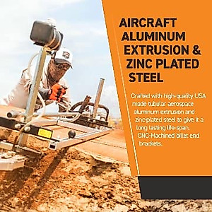 Granberg Chainsaw Alaskan Sawmill MKIV, G778-48 - Cordless Portable 48 Inch Wood Cutting Machine Guide - Log Cutter Planer - Woodworking Tools Kit Equipment - Router Case Attachment Accessories Part