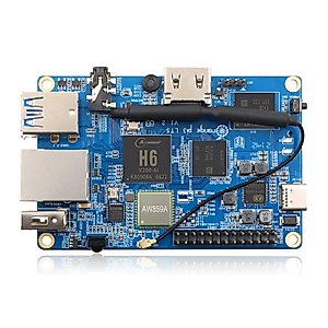 Orange Pi 3 LTS Allwinner H6 2GB LPDDR3 8GB EMMC Flash Quad Core 64 Bit Single Board Computer Support Android 9.0, Ubuntu, Debian Mini PC (PI3 LTS)