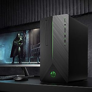 VR Ready HP Pavilion Gaming PC Desktop Computer, Intel Core i5-9400F, NVIDIA GeForce GTX 1660Ti, 8GB RAM, 256GB SSD, Windows 10 (690-0073w, Black)