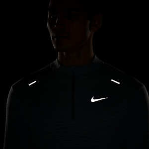 Nike Therma-FIT Repel Element Men's 1/4-Zip Running Top (as1, Alpha, l, Regular, Regular, Smoke Grey/Grey Fog/Heather)