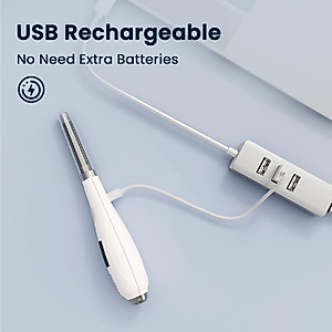 Etcokei USB Thread Burner Zap Thread Zapper Tool, Rechargeable Wax Carving Pen, Cord String Beading Supplies, Thread Burner for Jewelry Making Sewing Cutting Melting DIY Beadwork