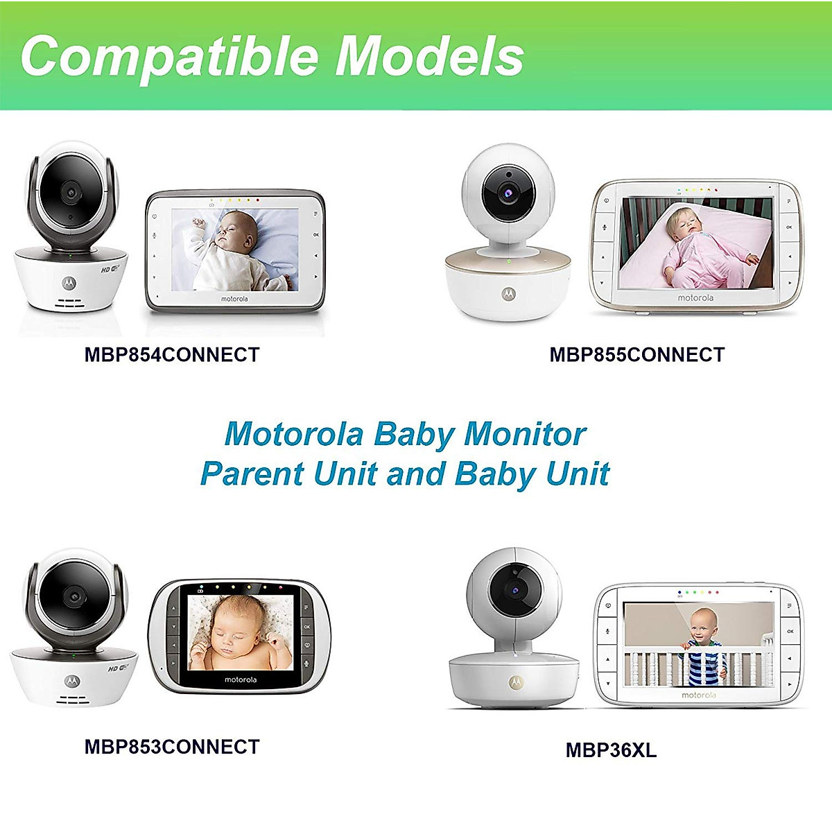 for Motorola MBP854CONNECT MBP854 Baby Monitor Charger Power Cord Replacement Adapter Supply Compatible with MBP854CONNECT-2 MBP854CONNECT-3 MBP855CONNECT MBP853CONNECT MBP35S MBP36XL 5.0V, 6.6Ft