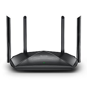 Speedefy WiFi 6 Router, AX1800 Smart WiFi Router, 4-Stream Dual Band Wireless Router for Home Internet & Gaming, 1.5GHz Quad-Core CPU, MU-MIMO, OFDMA, Parental Control, VPN, IPv6 (Model KX450)