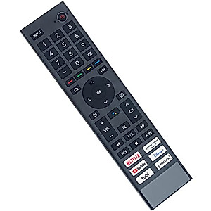 ERF3J80H Voice Replacement Remote Control Applicable for Hisense 4K UHD Android Smart TV 55U6G 65A6G 55A6G 70A6G 43A6G 75U6G 50A6G 60A6G 75A6G 58A6G 80A6G 50U6G 65U6G 55U68G 65U68G 75U68G 55U8G 65U8G