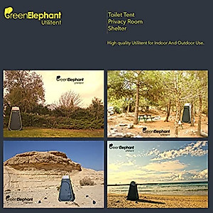 Green Elephant Camping Shower Tent - Pop Up Changing Tent, Privacy Tent, Pop Up Shower Tent, Camping Bathroom Tent, Outdoor Shower Enclosure, Portable Shower Tent for Camping