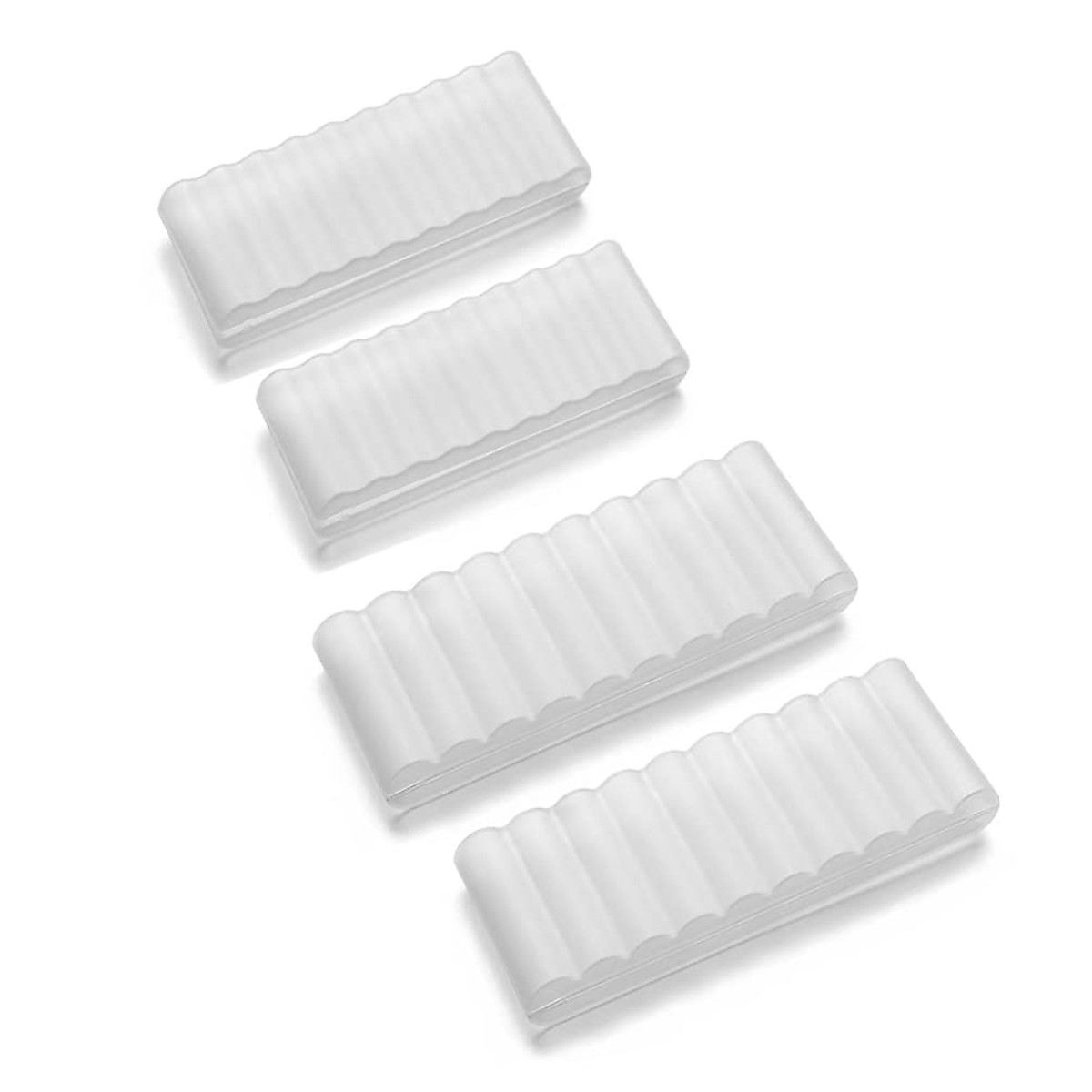 FULIN 2 Pack Battery Holder Organizer for 20 Counts AA Batteries and 2 Pack Storage Case for 20 Counts AAA Batteries