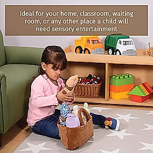 Creative Minds Basket of Babies Soft Baby Dolls, Sensory Toys, Multicultural, Diversity, Inclusion and Social Emotional Learning, Baby Toys for All Ages, Set of 6 Plush Dolls, Multicolor