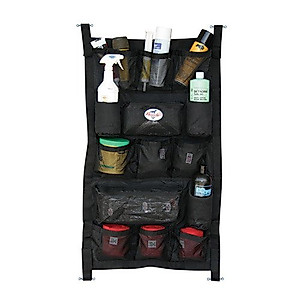 Professionals Choice 24X40 Equine Long Trailer Door Caddy (Black)
