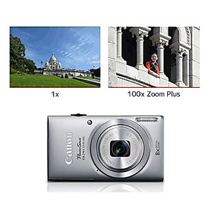 Canon PowerShot ELPH 115 is 16.0 MP Digital Camera with 8X Optical Zoom with a 28mm Wide-Angle Lens and 720p HD Video Recording (Silver)