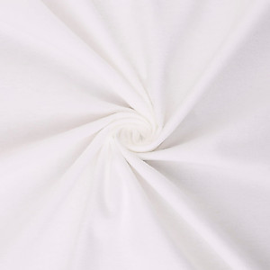 Mook Fabrics Flannel Solid, White 5 Yard pre Cut