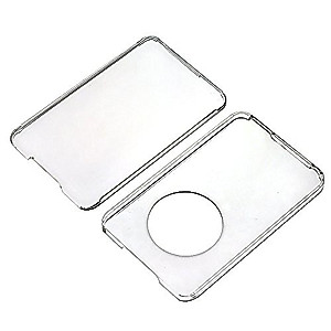 for iPod Classic Case,Clear Hard Snap-on Case Cover for Apple iPod Classic 6th 7th 80GB, 120GB Thin 160GB and iPod Video 5th 30gb + Screen Protector(10.5mm Thickness Thin Version)