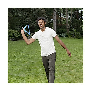 Aerobie 3-Piece Flying Ring Combo Pack with Pro Ring, Orbiter Boomerang, and Pro Blade, Lightweight Kids Toys for Disc Golf & Outdoor Games, Ages 5+