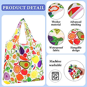 Shappy 30 Pcs Reusable Grocery Bags Christmas Foldable Shopping Totes Bags with Separated Zipper Storage Pouch Handles Lightweight Waterproof Reusable Bags Washable Cloth Grocery Bags (Floral Style)