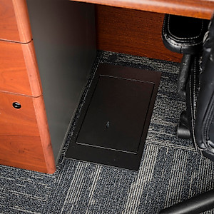 Barska 0.22 Cubic Ft. Hidden Security Floor Safe with Key Lock for Home, Business, Valuables, Jewelry, Cash