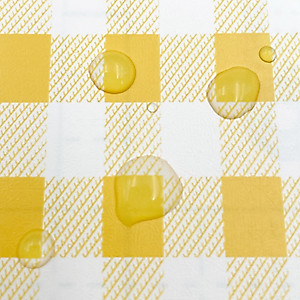 Yifasy Shelf Liner Yellow Grids Self-Adhesive Drawer Shelving Paper Line Study Desk Storage Cabinets 118x17.7 Inch