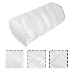 DIKACA Dry for Mesh Organization Cloth Bags Zipper Running Bras Washing Drying Cleaner Pouch Socks Sneaker Lazy White Clothes Machine Storage Wash Bag: Shoes Reusable Organizer Washer