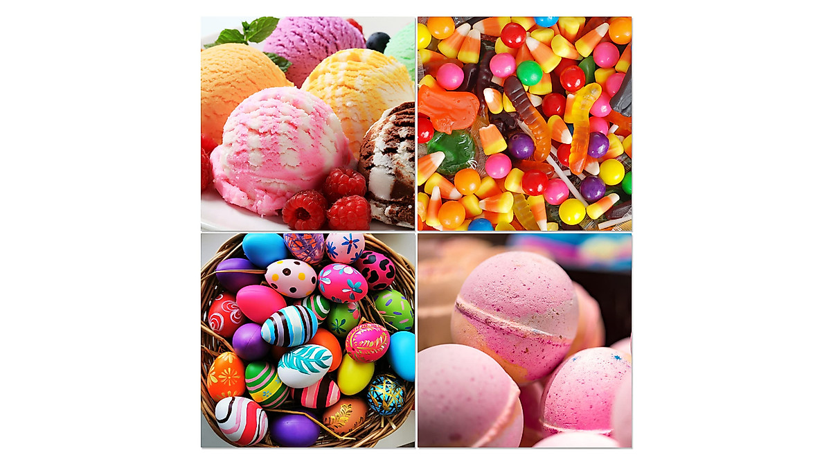 ERCorArt 30 Vibrant Food Colors for Baking & Decorating