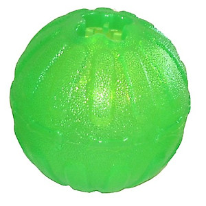 Starmark Treat Dispensing Chew Ball Tough Dog Toy, Medium/Large for Large Breeds