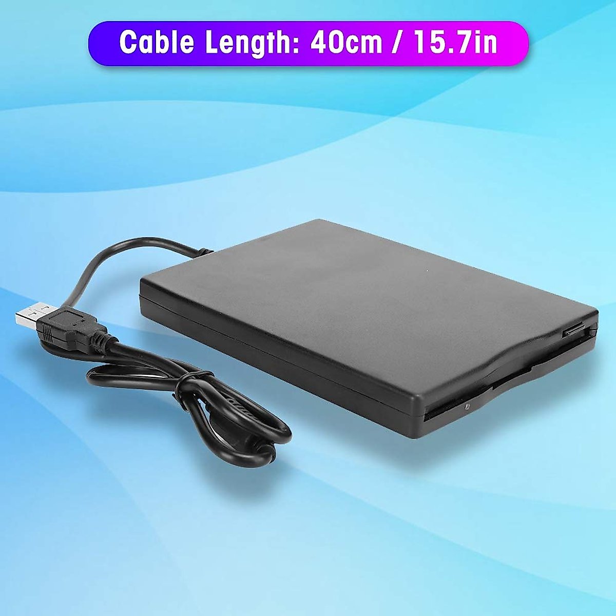 External Floppy Disk Drive,3.5" 720k Card Reader Drives Compatible with USB 1.1/2.0/3.0, USB Floppy Disk for Desktop and Laptop Computers