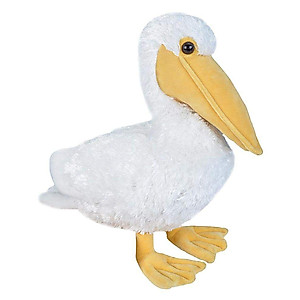 Wild Republic Pelican White, Cuddlekins, Stuffed Animal, 12 inches, Gift for Kids, Plush Toy, Fill is Spun Recycled Water Bottles, Multi (21467)