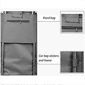 Shopping Trolley on Wheels Multi Function Shopping Cart Pull Rod Car Fashion Trolley Climbing Stairs Collapsible Baggage Trolley Old Man Pull Rod Portable Pull Cart Storage Hand Trucks,C ,Shopping