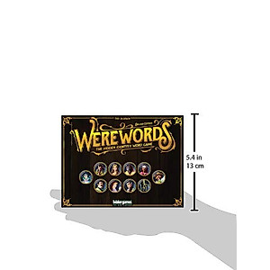 Werewords Deluxe, Werewords Board Game, Fun Board Game for Families, Werewords Card Game, Great Game for Kids & Families, Party Game for Kids & Families, Word Game