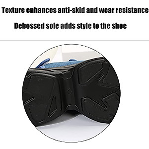 pearlzone Women Adjustable Hook Ring Platform Sandals Slides,Summer Outdoor Wedge Walking Hiking Sandal,Beach Casual Chunky Open Toe Athletic Sandal (blue,7)