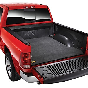 BedRug Bed Mat BMN04KCD fits 04+ TITAN 6'6" BED for trucks with a drop-in style bedliner , Gray
