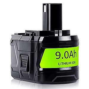 【Upgrade!】 CaliHutt 18V 9.0Ah Replace Battery for Ryobi ONE+ Plus 18V Battery High Capacity 18V Lithium-Ion Battery P102 P104 P105 P106 P108 P107 P109 for Cordless Power Tools