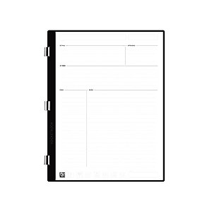 Rocketbook New Pro Meeting Notes Page Pack | Scannable Pro Pages for To Do Lists and Agendas - Write, Scan, Erase, Reuse | 20 Sheets | Letter Size: 7.8 in x 10.5 in