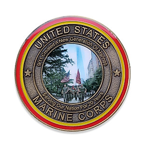 2021 Marine Corps Birthday Ball Challenge Coin! 9-11 Tribute USMC Bday Custom Coin! Designed for Marines by Marines Semper Fi. Officially Licensed Coin!