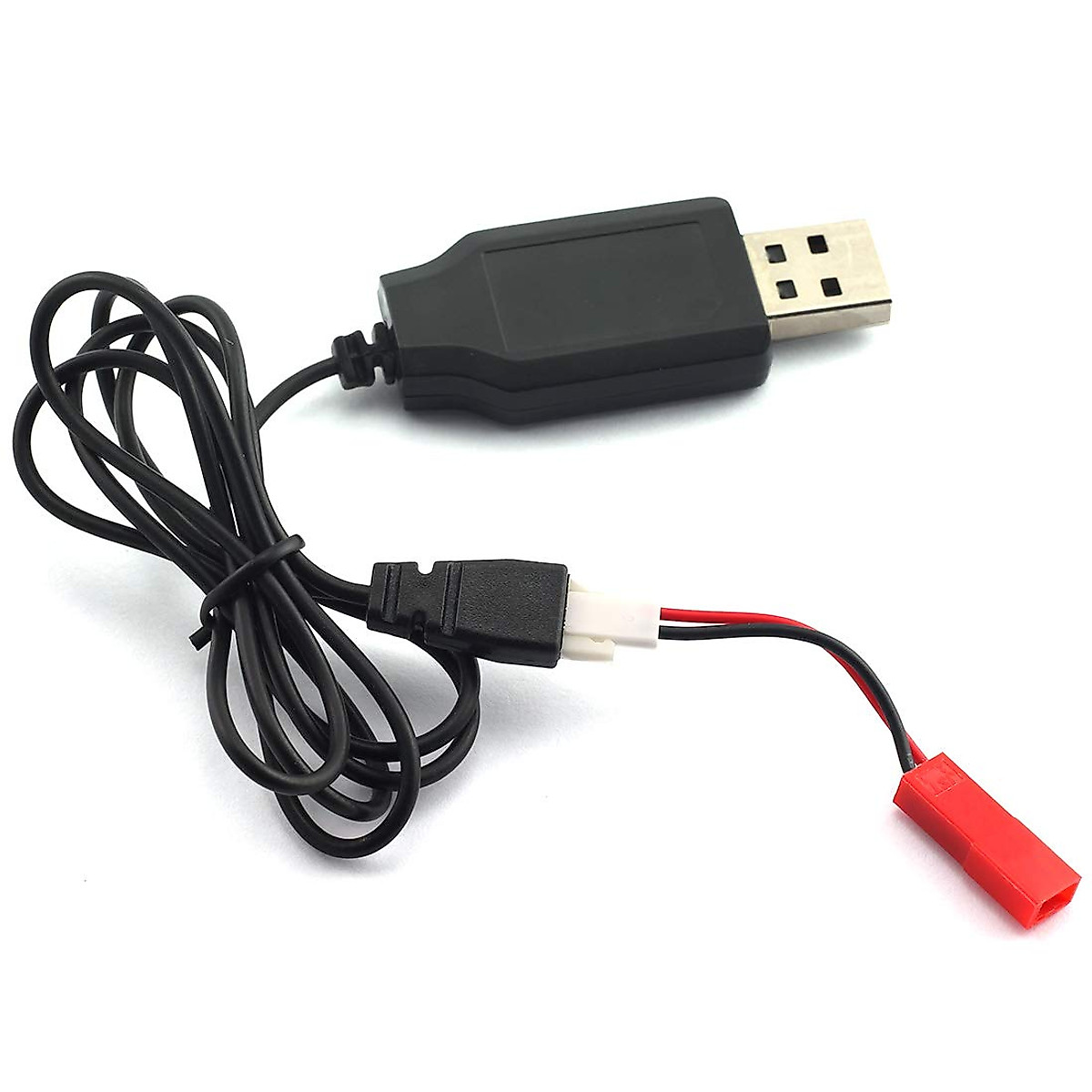 DZS Elec 3.7V Lithium Battery Balance Charging Line USB to XH2.54 Connector + XH2.54 to JST Convert Line