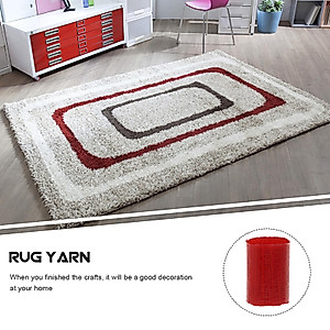 Carpet Embroidery Yarn Bulk Yarn Knitting Kits for Carpet Rug 10 Rolls Blanket Yarn for Crocheting Arts Crafts Sewing Yarn Knitting Crafts Yarns Embroidery Carpet Yarns