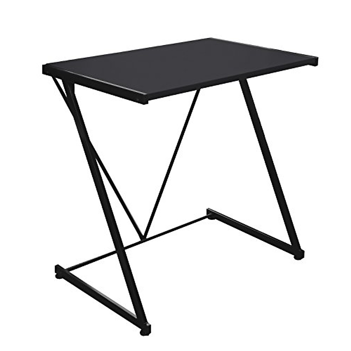 Urban Shop Z-Shaped Student Desk, Black