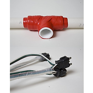 Rescue Tape, Self-Fusing Silicone Tape, Emergency Plumbing Pipe & Radiator Hose Repair, Electrical Insulation, 1" Width x 36' Length x 0.02" Thick, Black